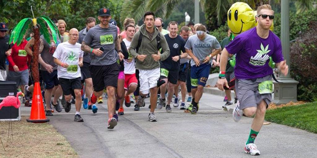 California marijuana users run 4.2 miles
