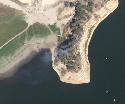 Fire sparks at Lopez Lake