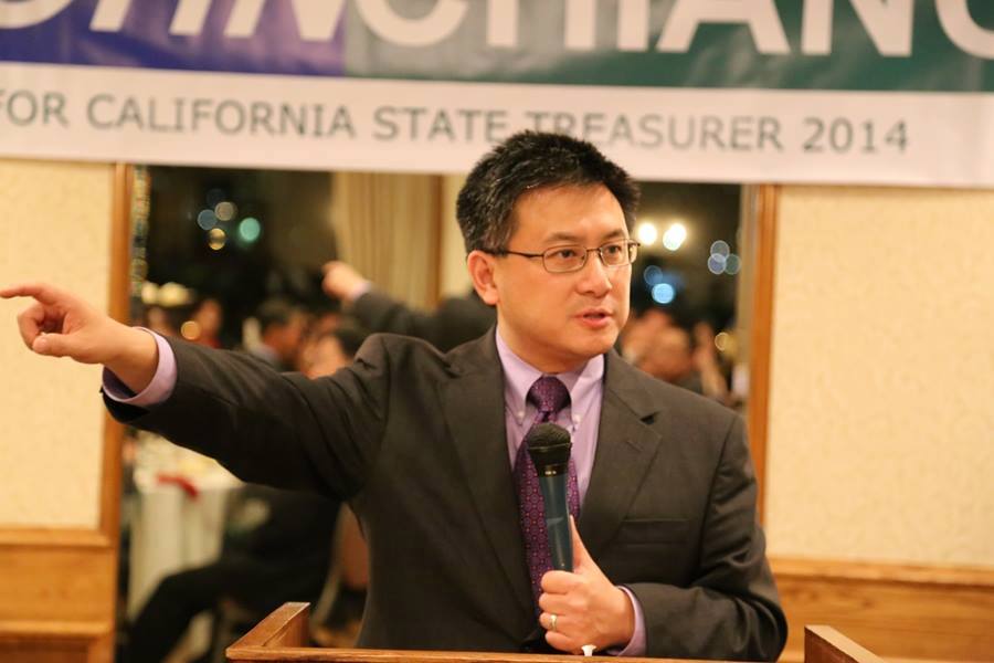 State Treasurer John Chiang announced bid for governor
