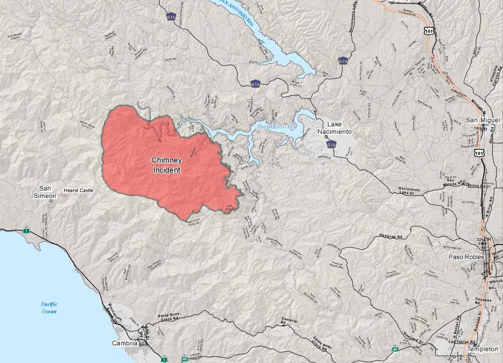 Chimney Fire incident map