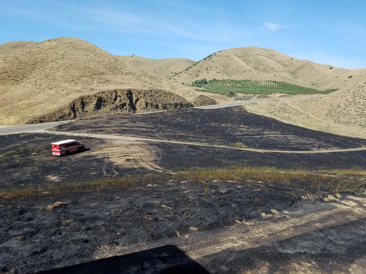 Fire burns 130 acres in northeast SLO County