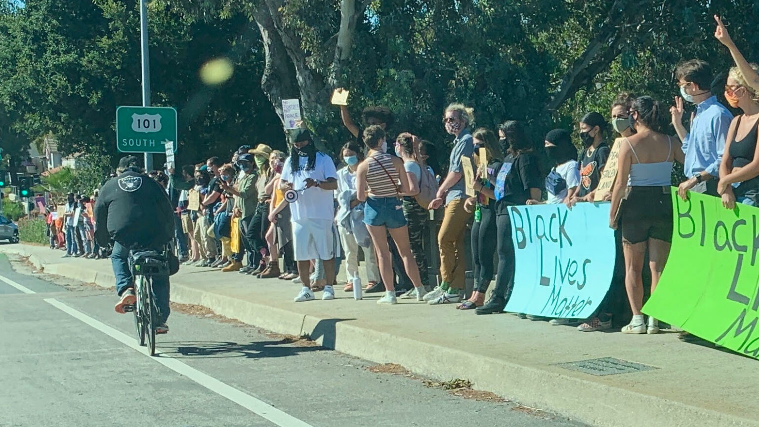 Peaceful BLM protest in SLO follows arrest of two protesters