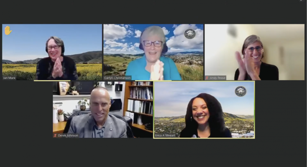 Erica Stewart appointed mayor, Michelle Shoresman to the SLO Council