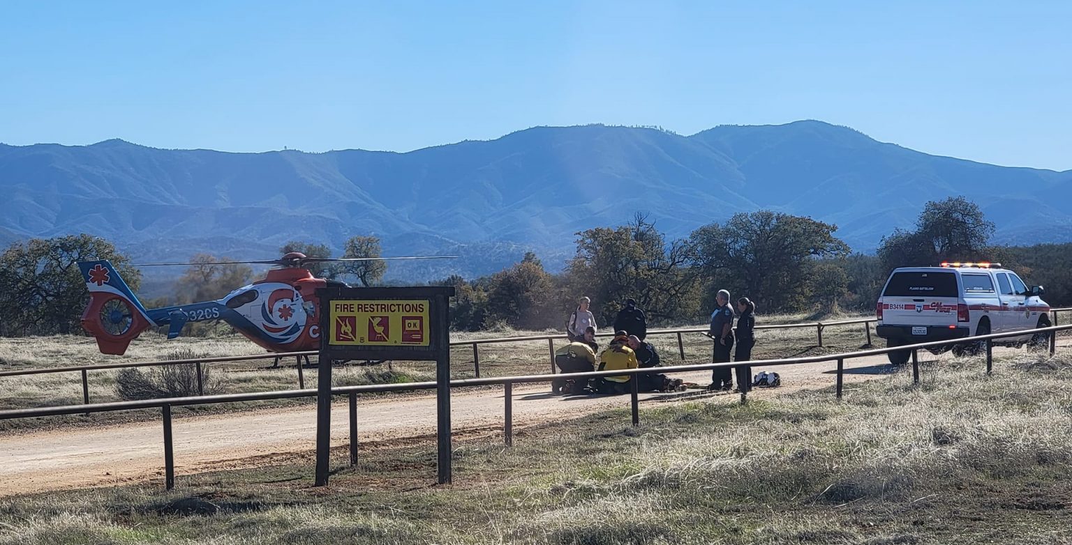 Injured dirt biker rescued from Pozo Summit Trail