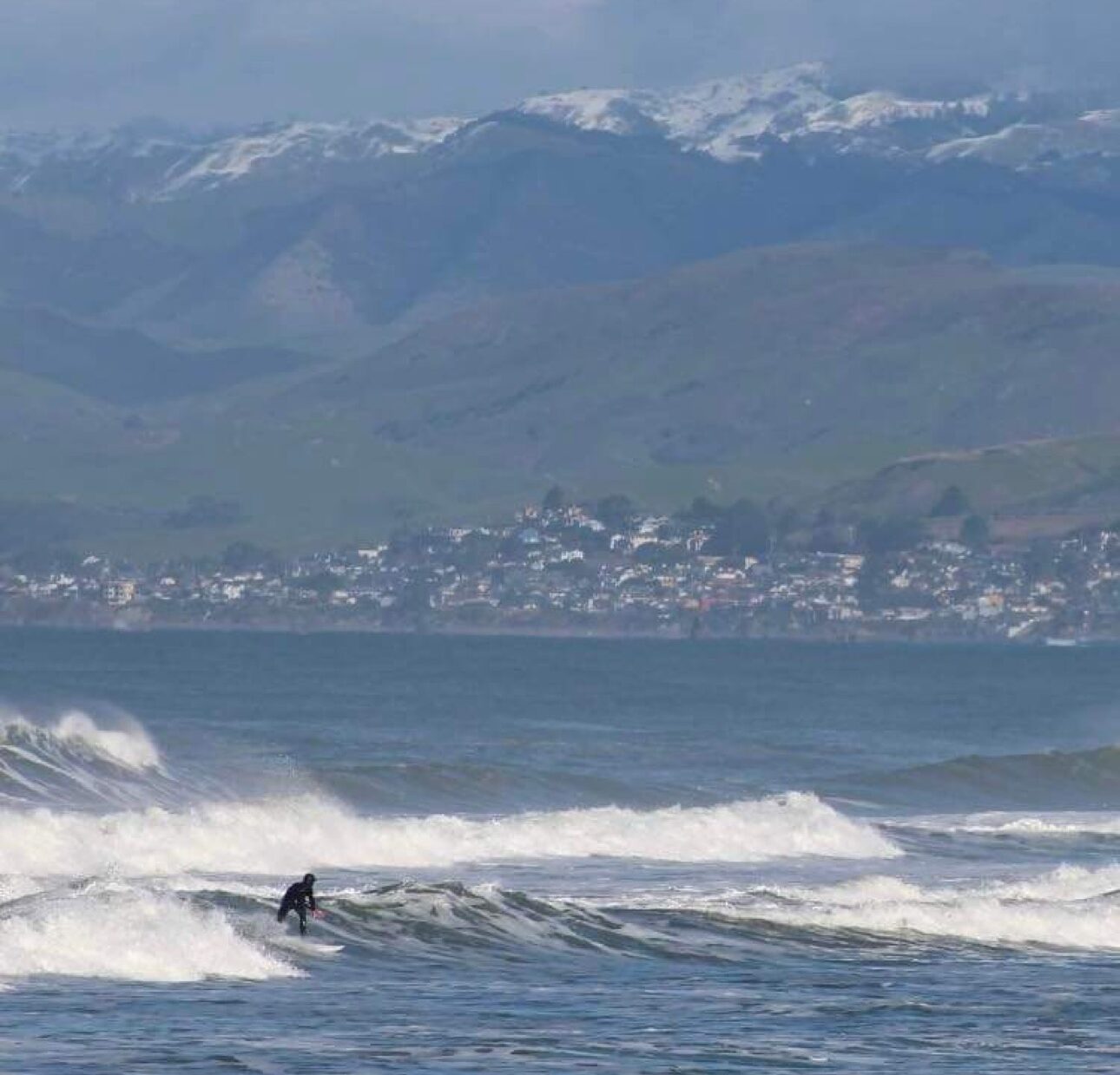 Photos show northern SLO County blanketed in snow
