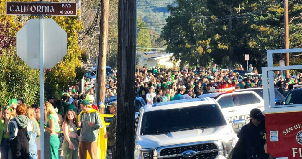 Thousands gather for Saint Fratty's in San Luis Obispo
