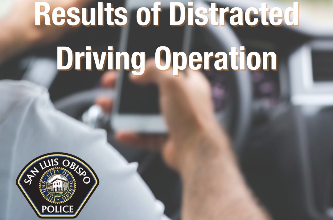 SLO police cite 10 drivers for cell phone violations