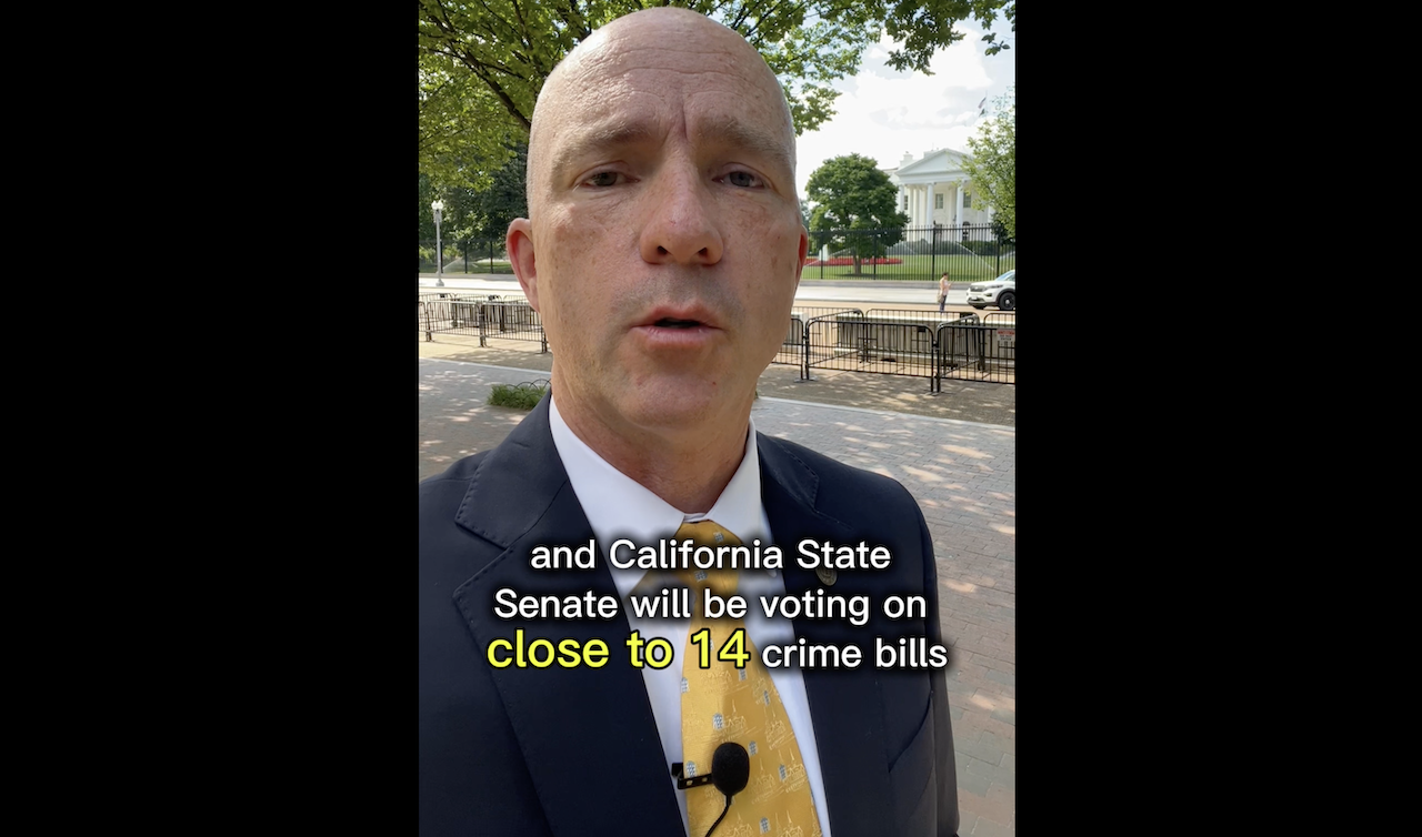 Dan Dow calls for California legislators to reject crime bills