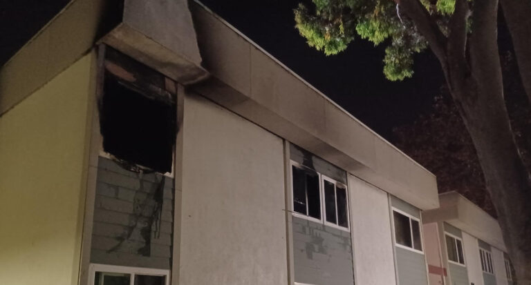 Firefighters battle blaze at apartment in San Luis Obispo