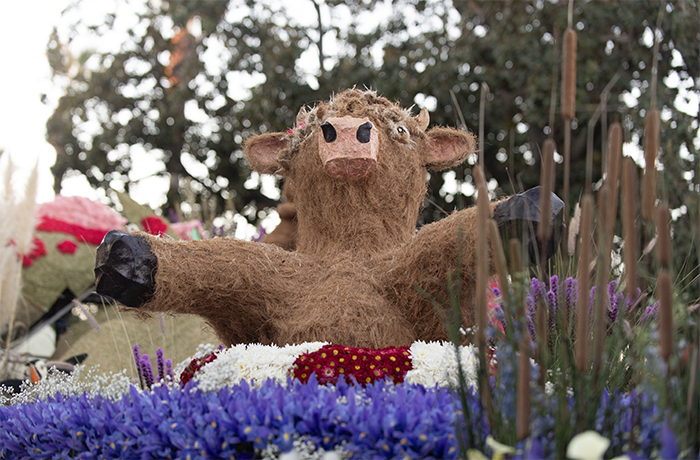 Cal Poly float wins award at 2025 Rose Parade