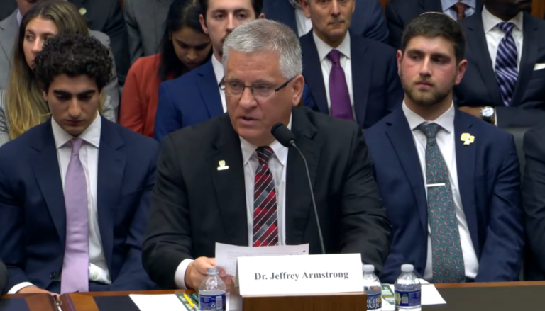 Cal Poly President Jeffrey Armstrong sails through congressional hearing